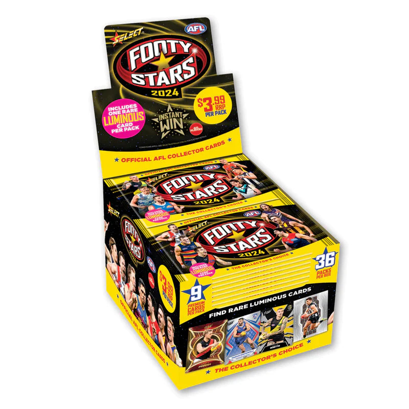 2024 Select AFL Footy Stars Box (36 Packs)