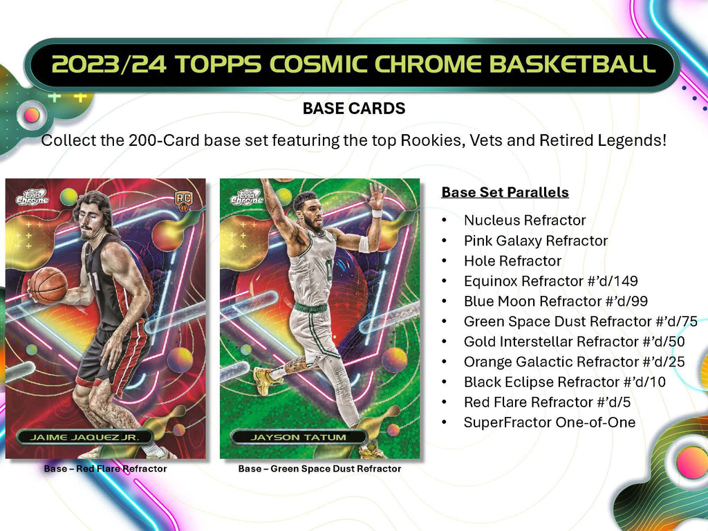 2024 Topps Cosmic Chrome Basketball Hobby Box